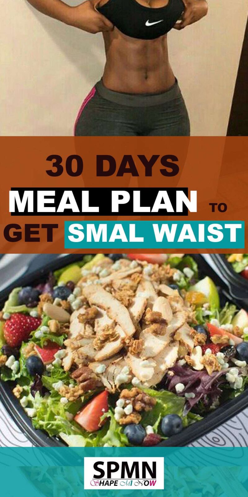 30 Days Meal Plan & Tips to Get Small Waist Without Losing Curves ...